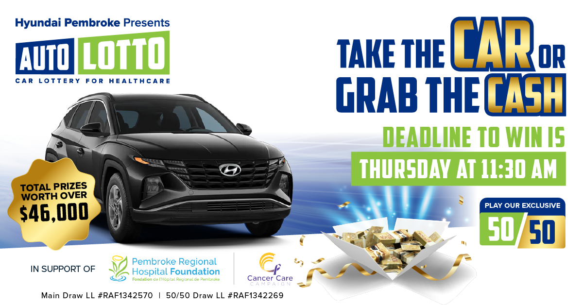 Auto Lotto For Healthcare | Pembroke Regional Hospital Foundation